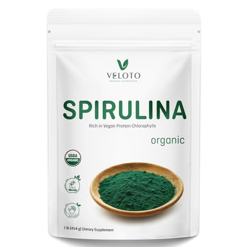 pure vegan spirulina protein supplement