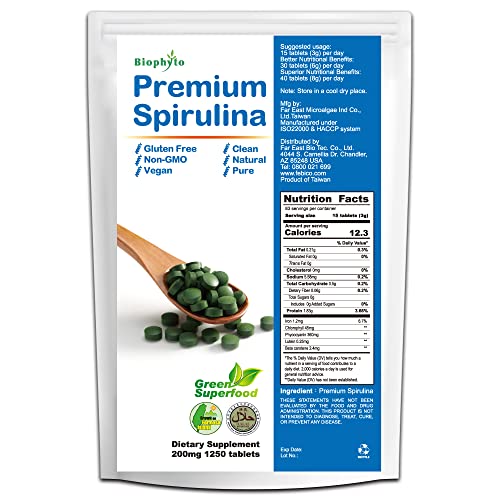 pure vegan spirulina tablets benefits
