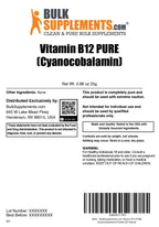 pure vitamin b12 for energy boost
