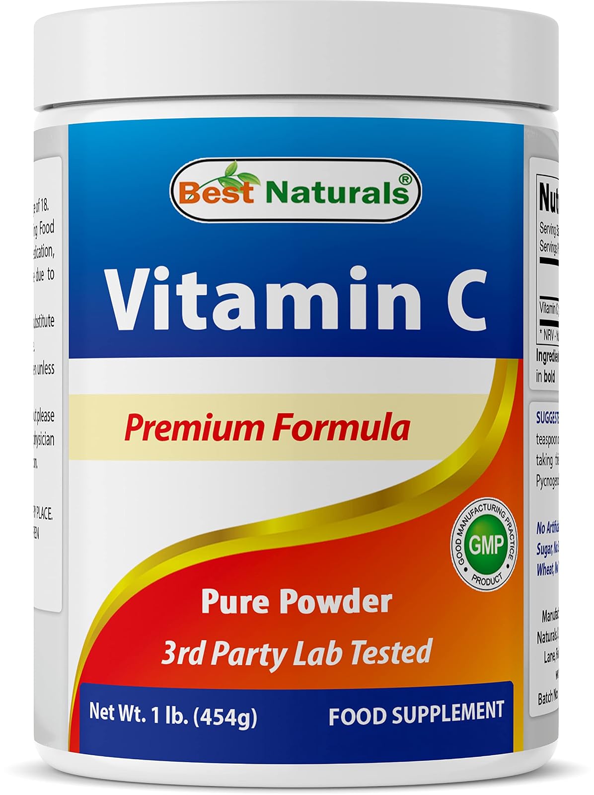 pure vitamin c powder supplement