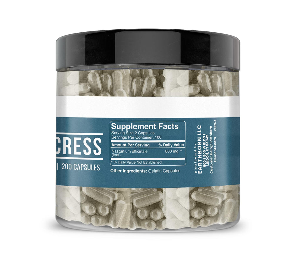 Pure watercress capsules for health