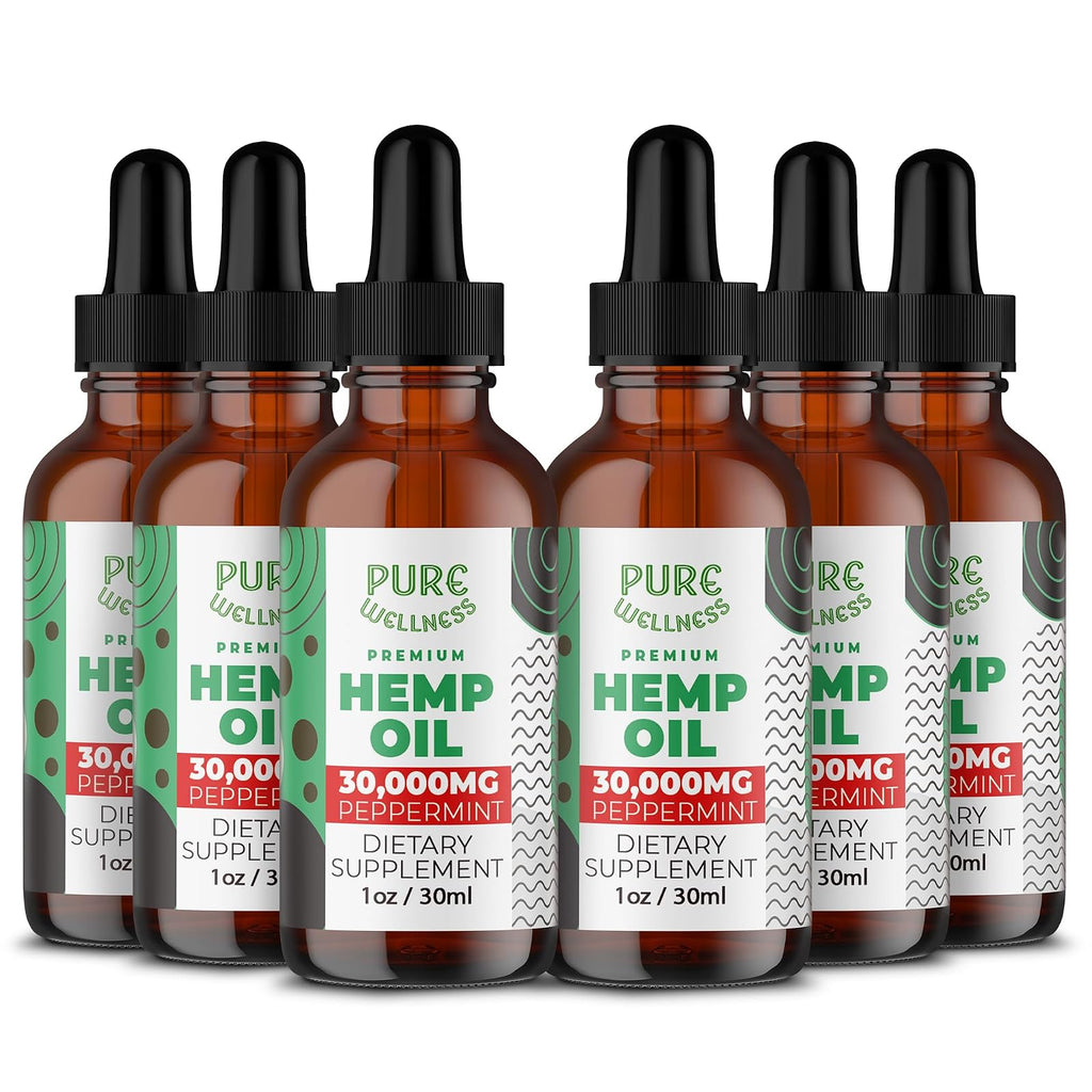 Pure Wellness organic hemp seed oil