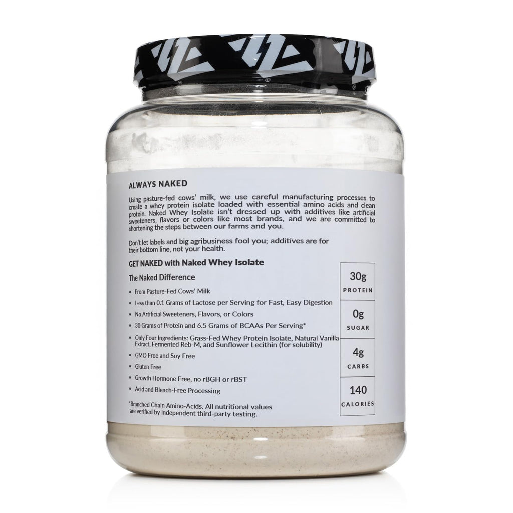 pure whey isolate protein for clean nutrition