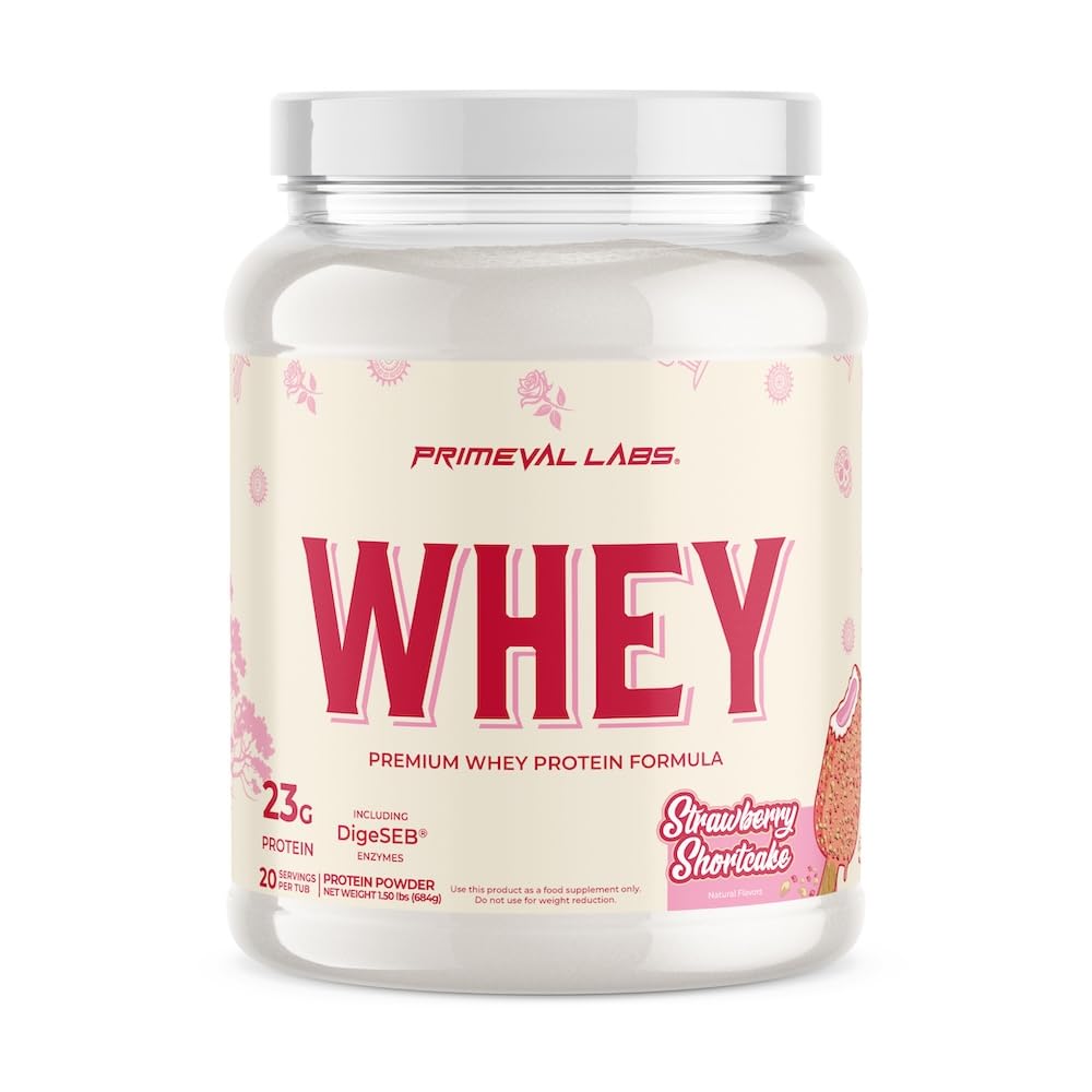 Pure whey protein concentrate strawberry
