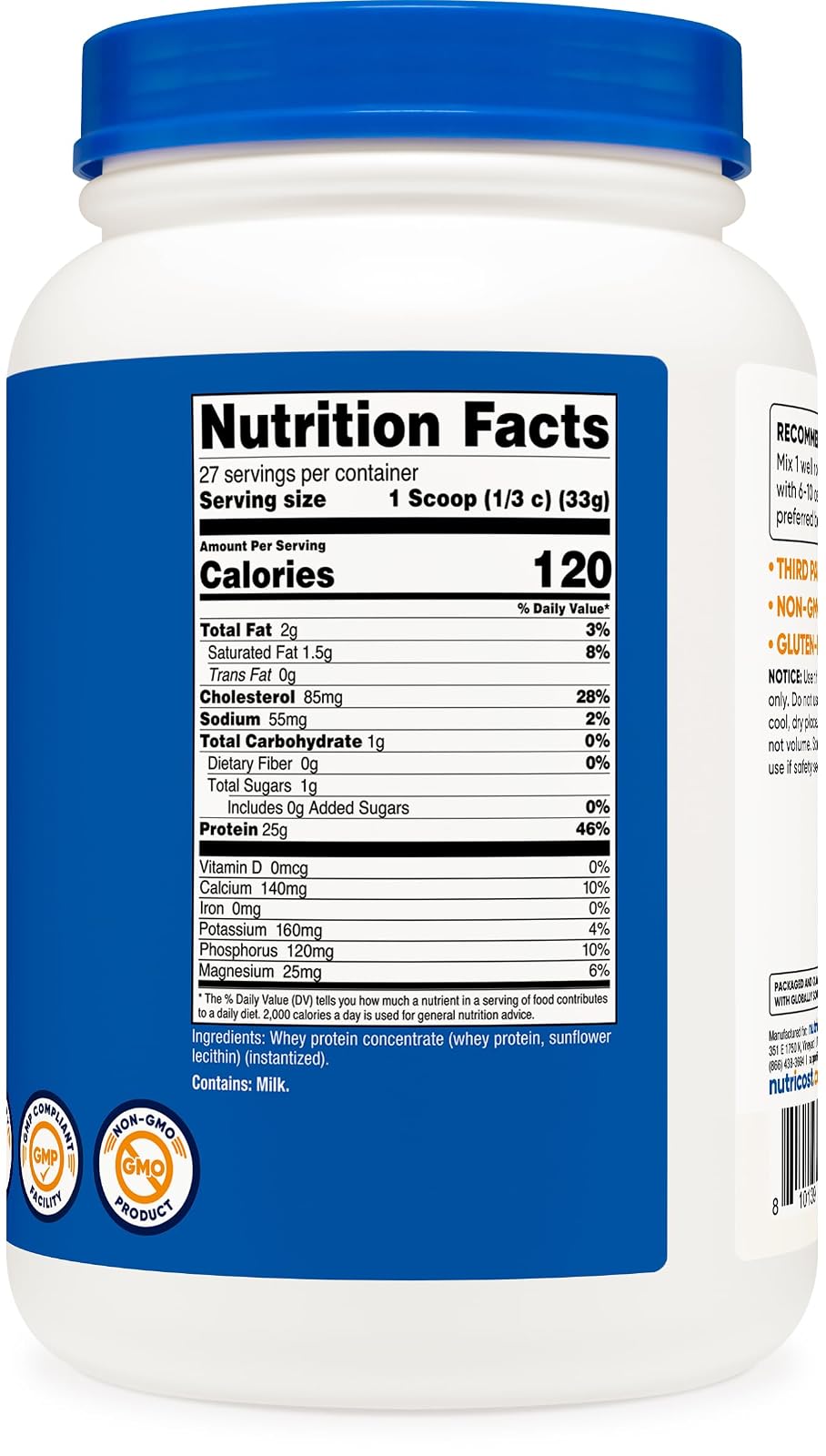 pure whey protein for clean nutrition