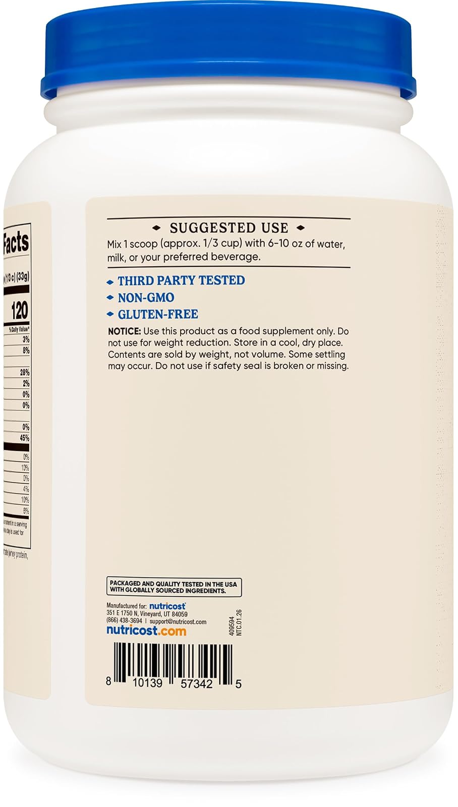 pure whey protein for smoothies and shakes
