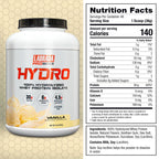 Pure whey protein isolate with 48 servings