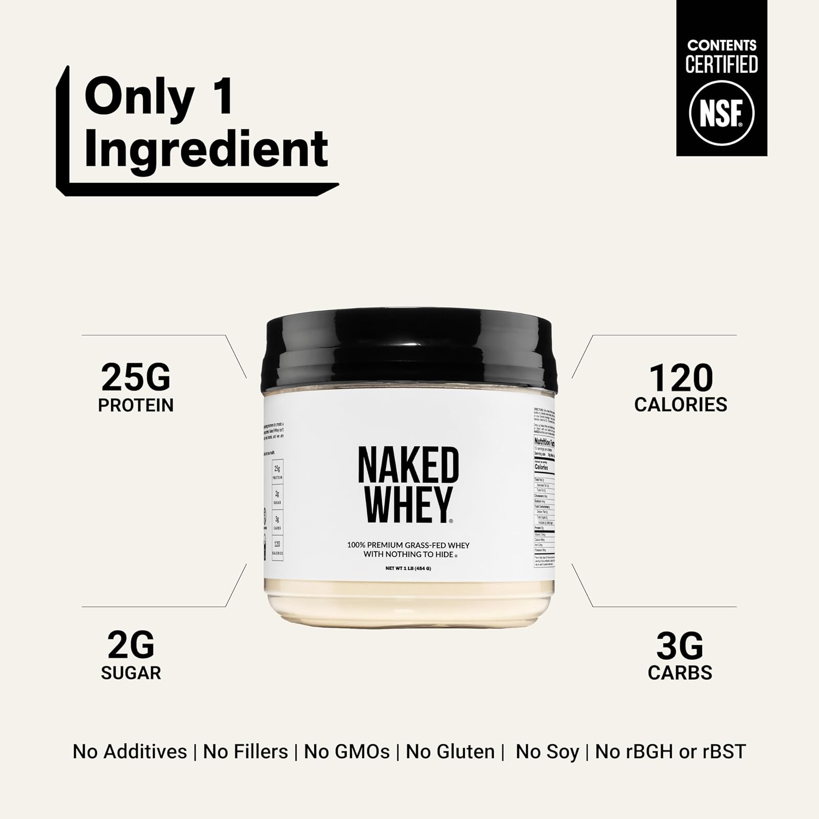pure whey protein powder with no additives