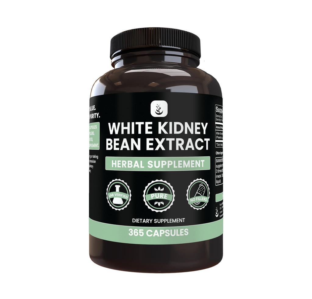 pure white kidney bean extract capsules