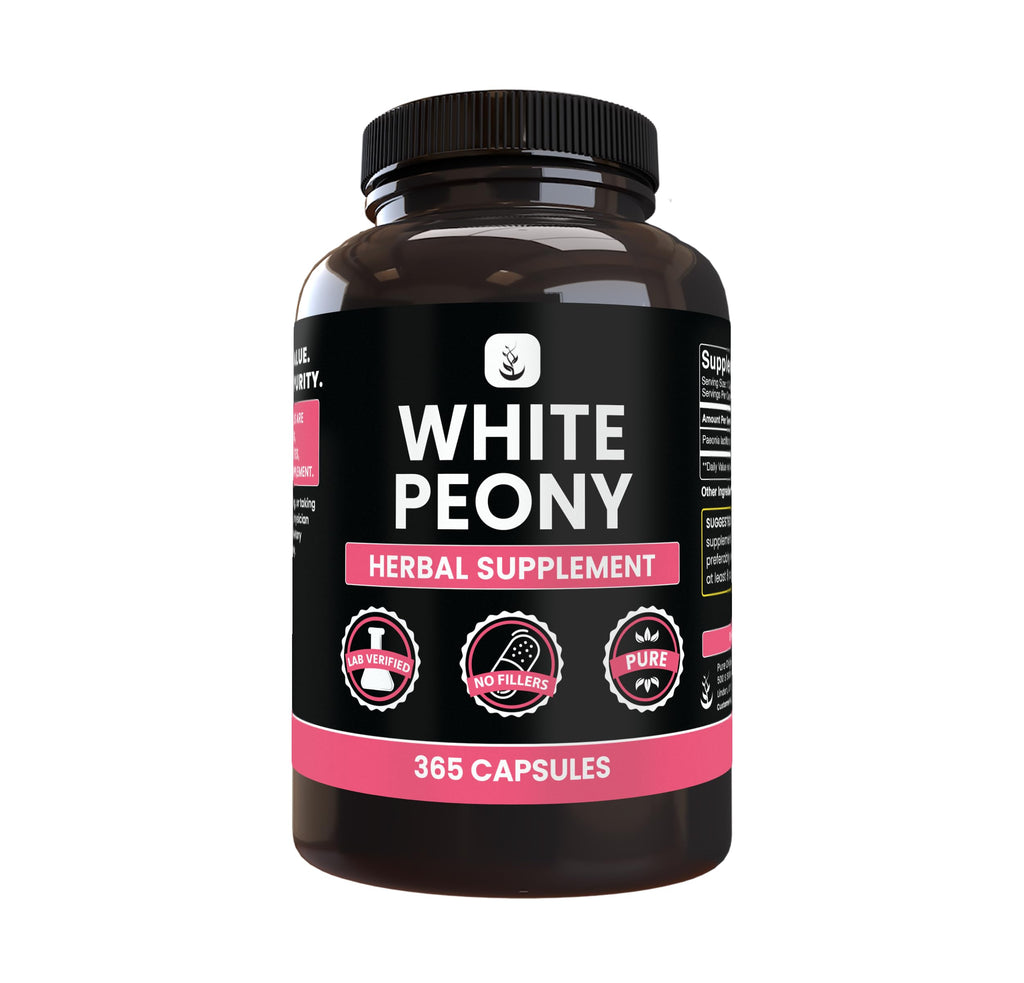 pure white peony magnesium capsules