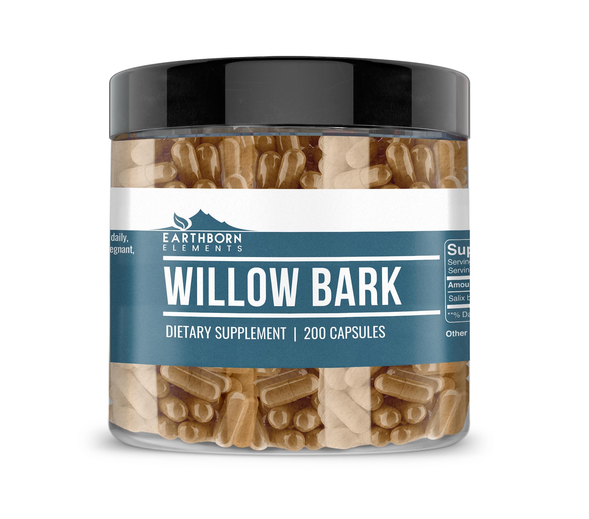 pure willow bark extract capsules