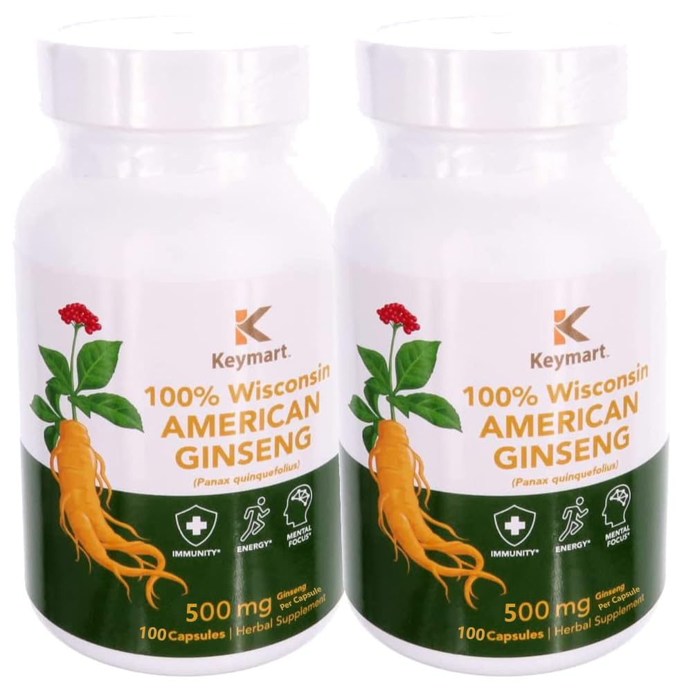 pure Wisconsin ginseng capsules