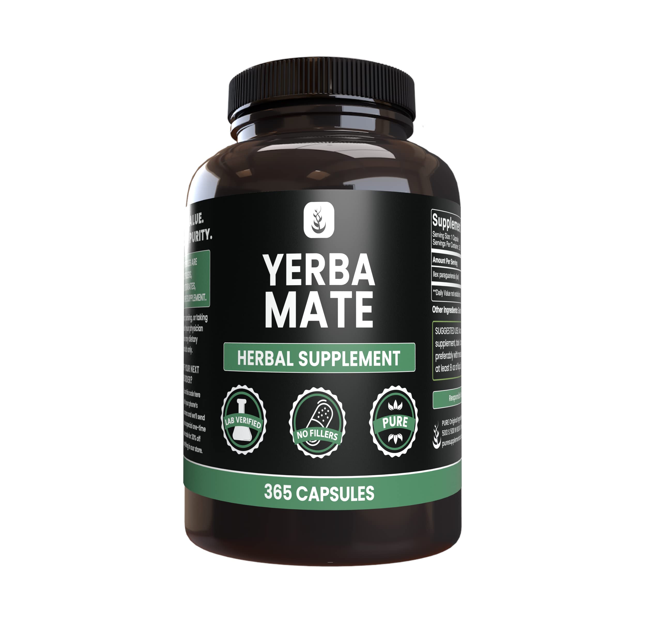 pure yerba mate capsules