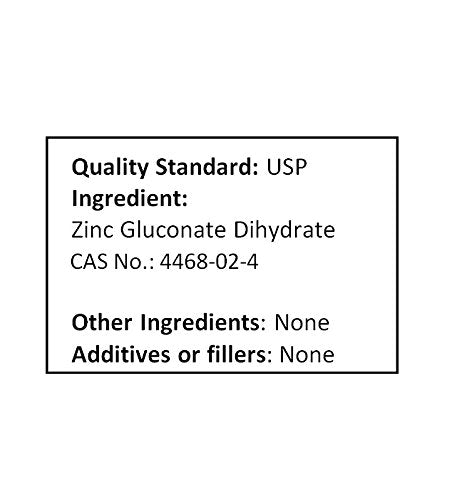 pure zinc gluconate for wellness