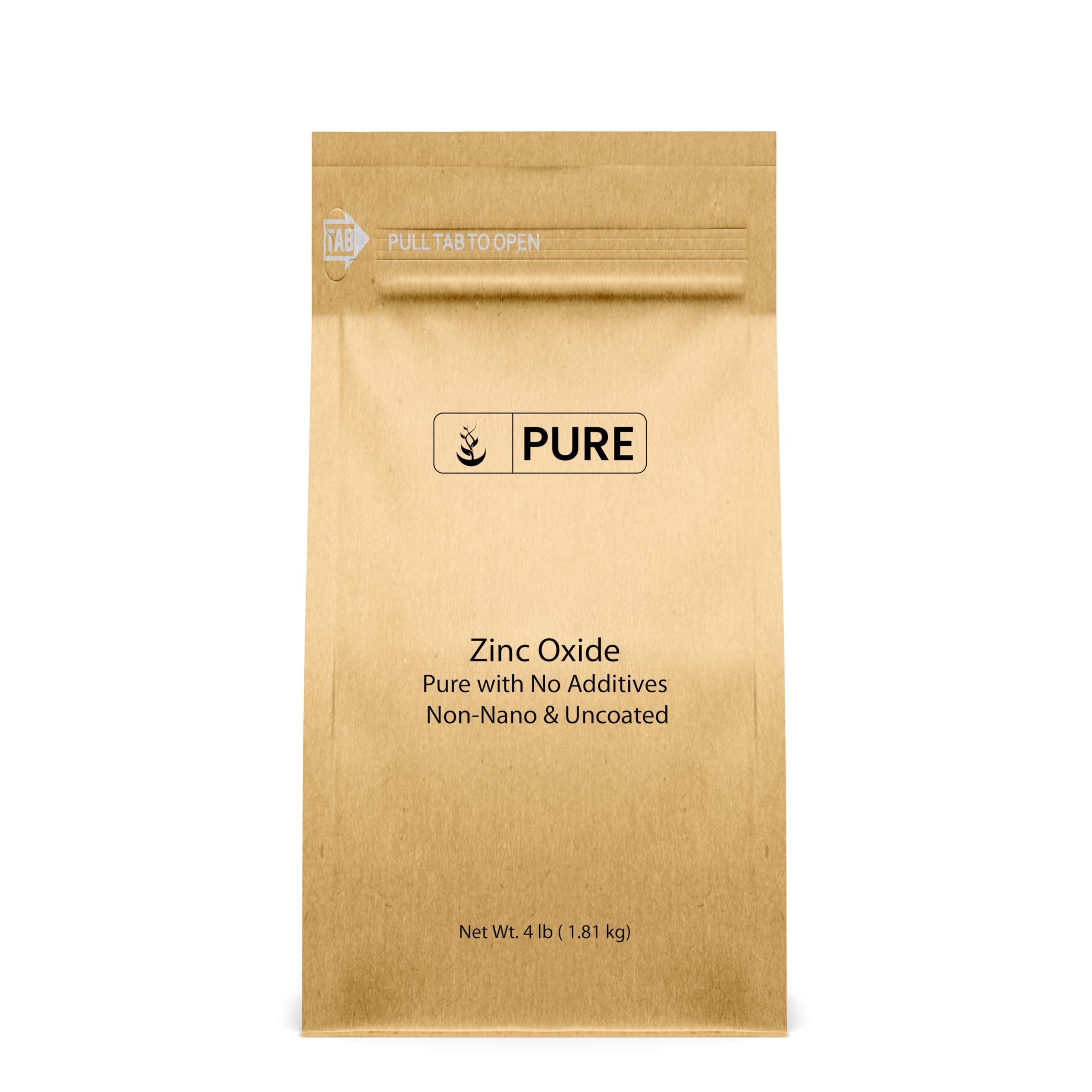 Pure zinc oxide powder for skincare