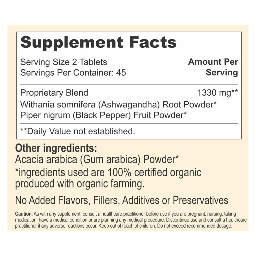 PureAyurbliss Ashwagandha for natural energy
