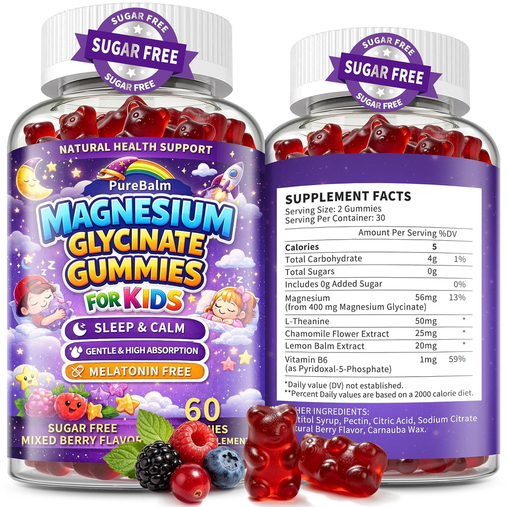 PureBalm magnesium glycinate gummies benefits