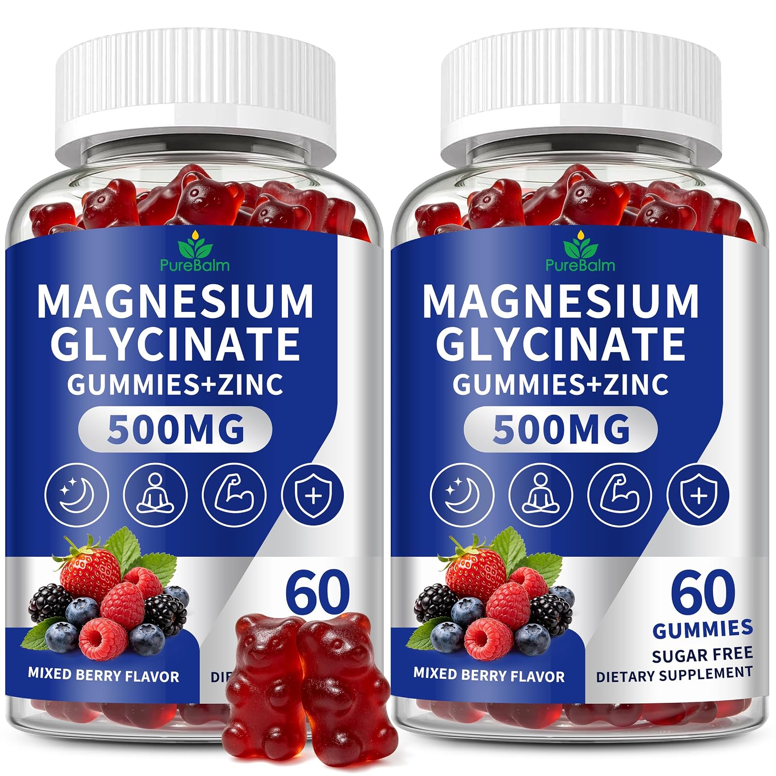 PureBalm magnesium glycinate gummies benefits