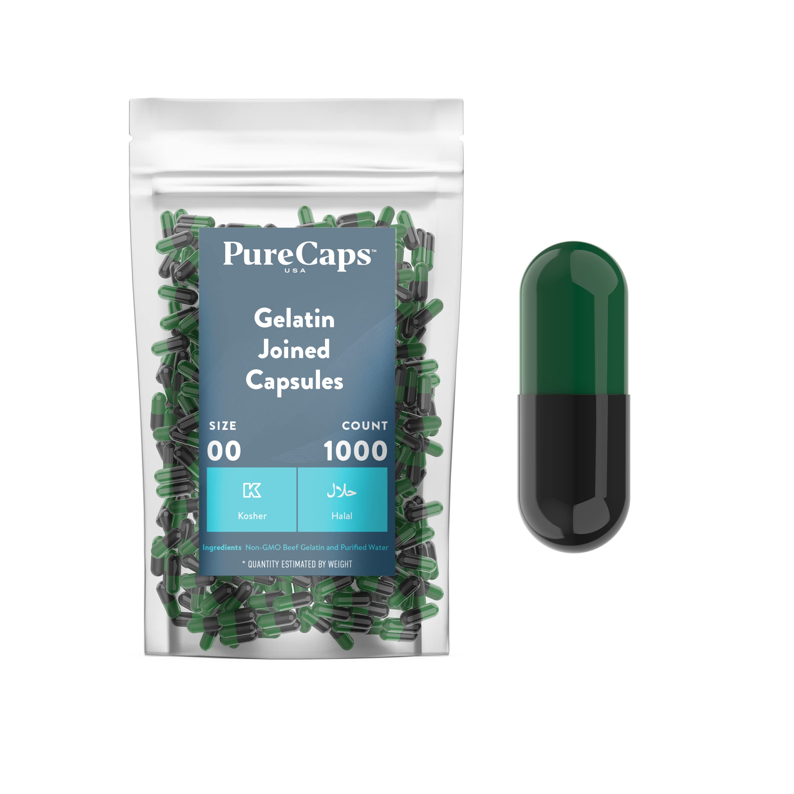 PureCaps USA empty gelatin capsules
