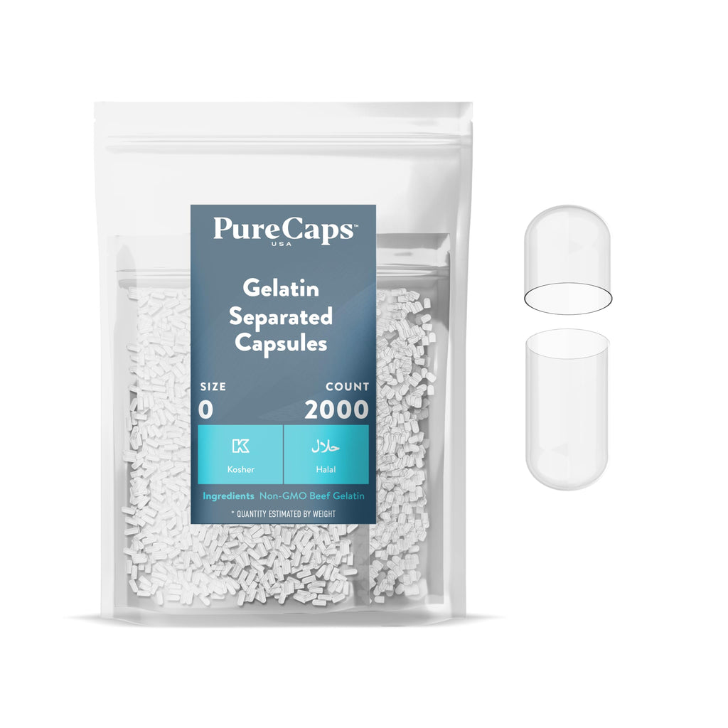 PureCaps USA empty gelatin capsules
