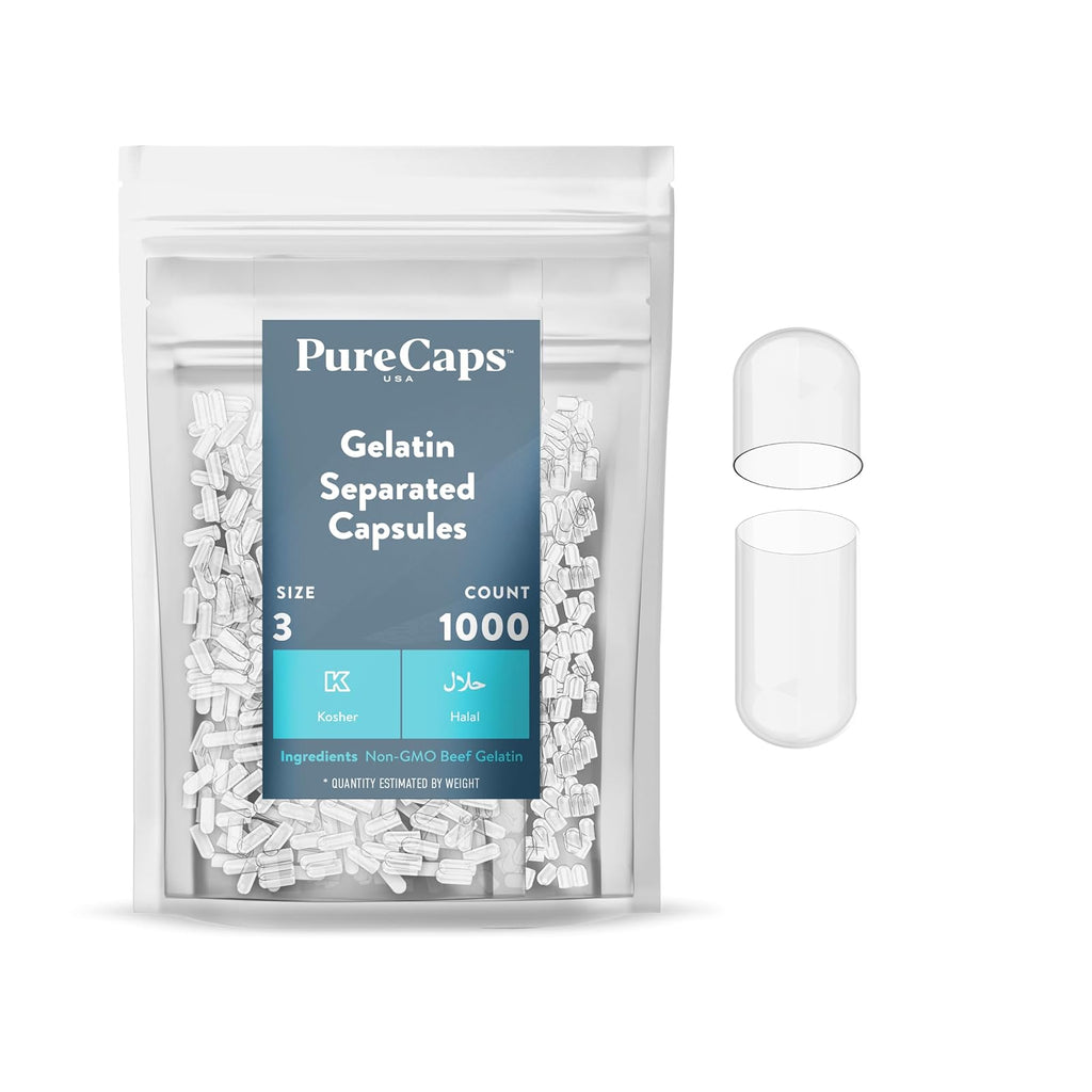 PureCaps USA empty gelatin capsules