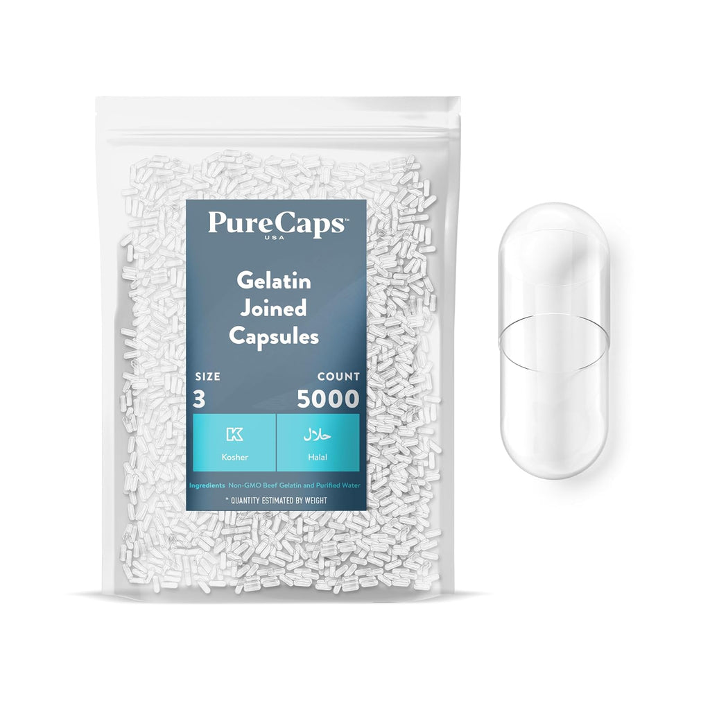 PureCaps USA gelatin capsules for vitamins