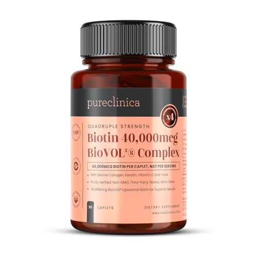 PureClinica Biotin 40000 mcg caplets