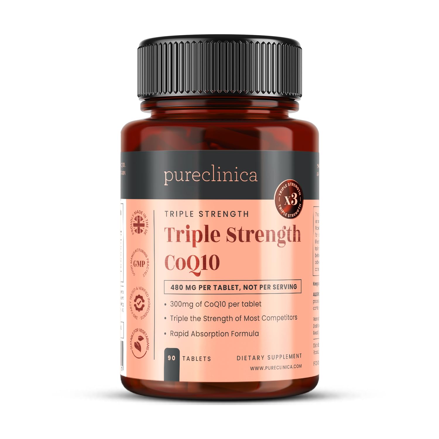 PureClinica CoQ10 300 mg tablets