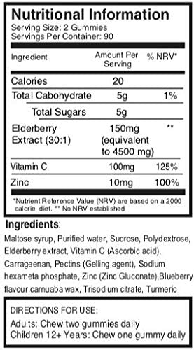 pureclinica elderberry gummies for wellness