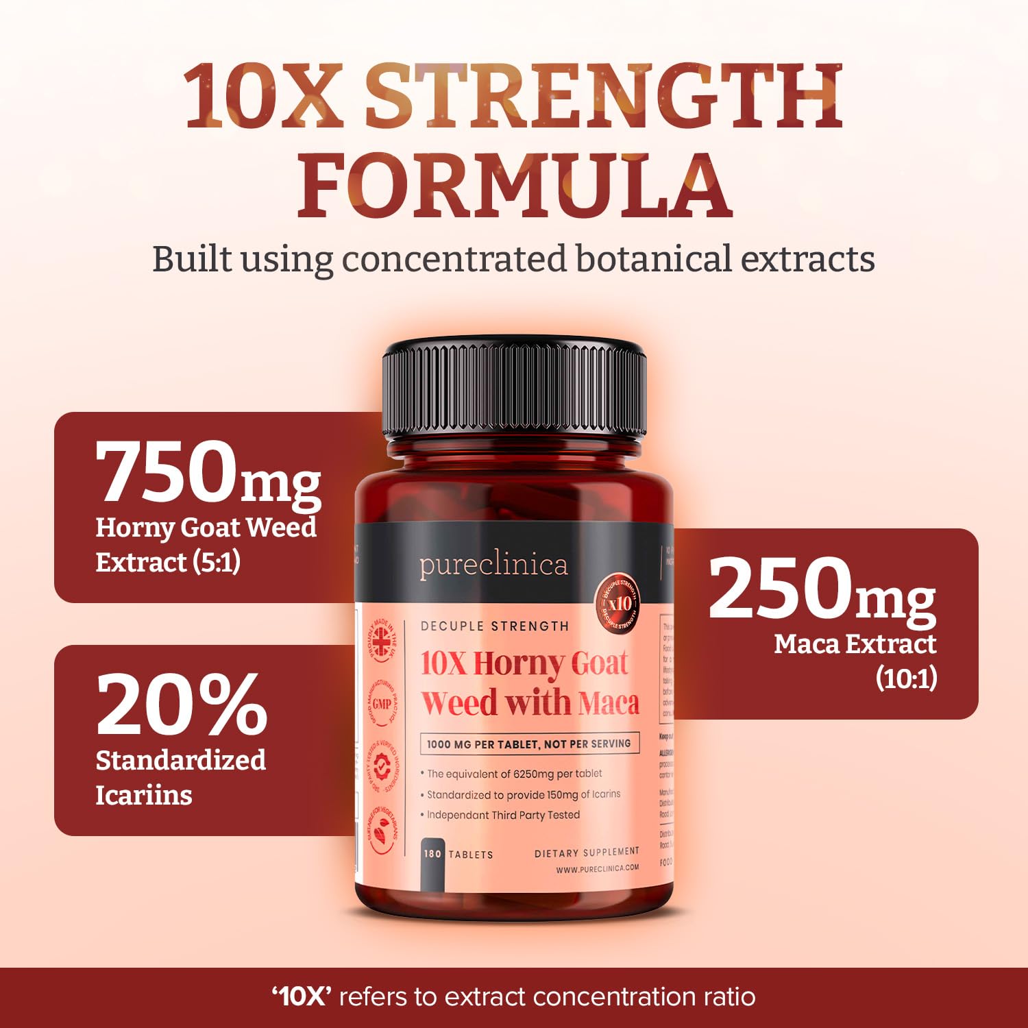 pureclinica Horny Goat Weed energy boost