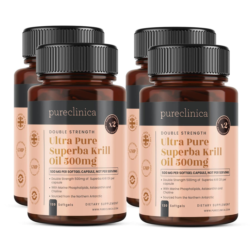 PureClinica krill oil softgel capsules