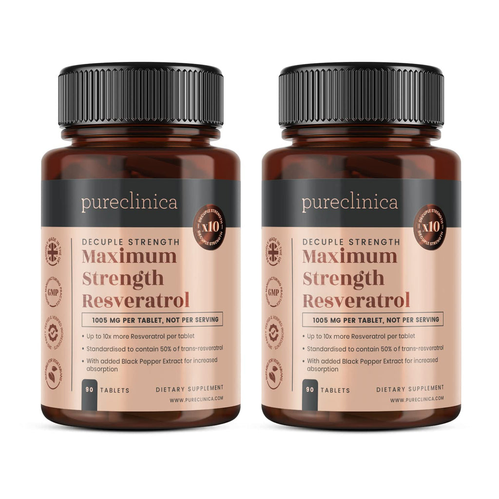PureClinica Resveratrol 1000 mg tablets