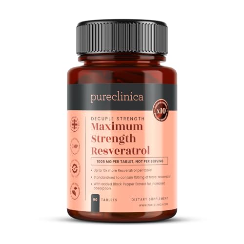 PureClinica Resveratrol antioxidant tablets