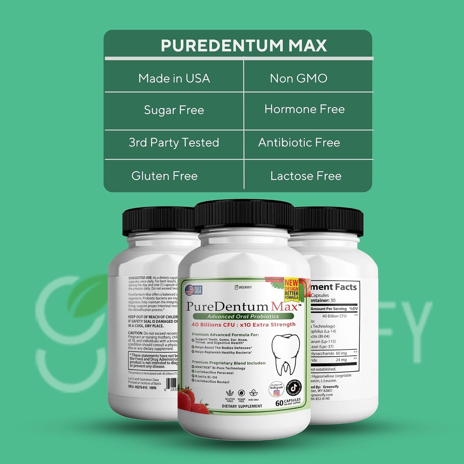 Puredentum probiotics for men