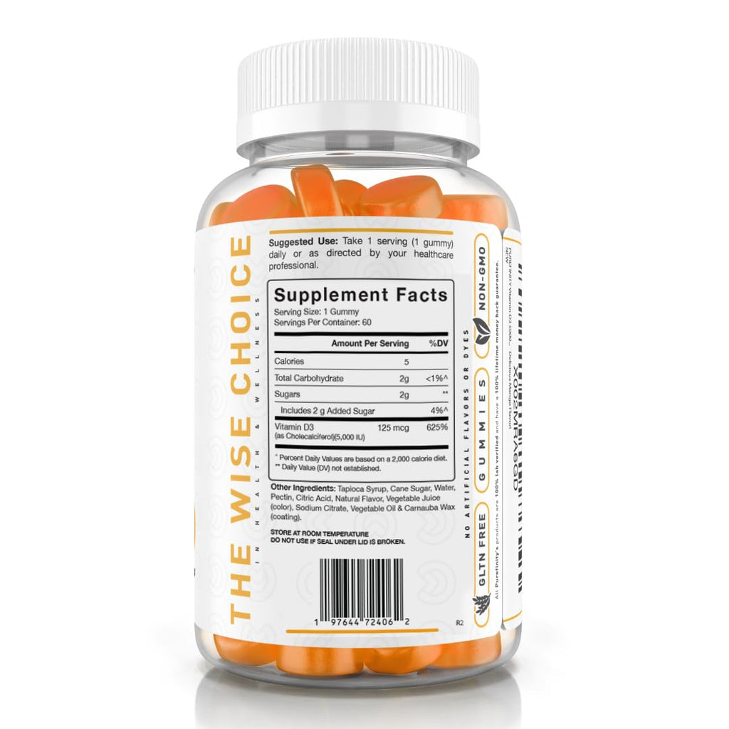 PUREFINITY D3 gummies for bone strength