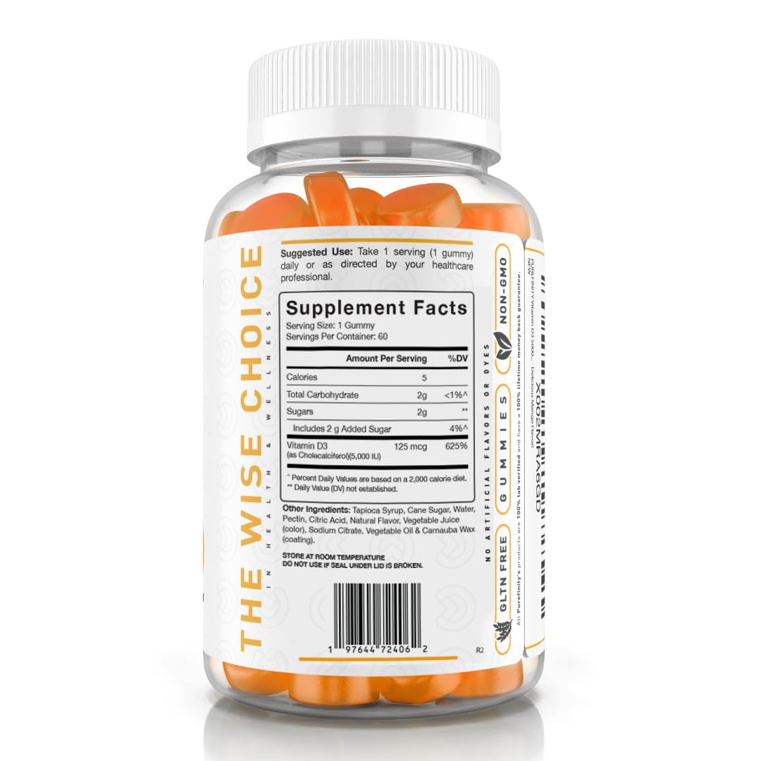 PUREFINITY D3 gummies for bone strength