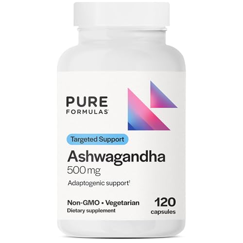 PureFormulas Ashwagandha stress relief capsules