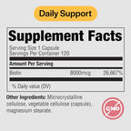 PureFormulas biotin capsules for nails