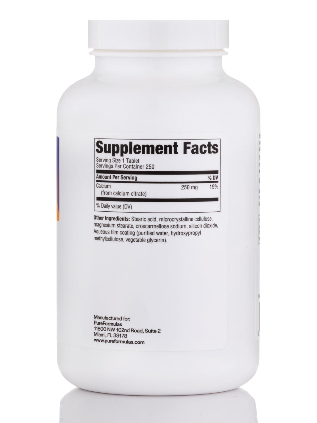 PureFormulas calcium for strong bones