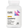 PureFormulas cranberry capsules for urinary health