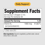 PureFormulas liquid B12 supplement