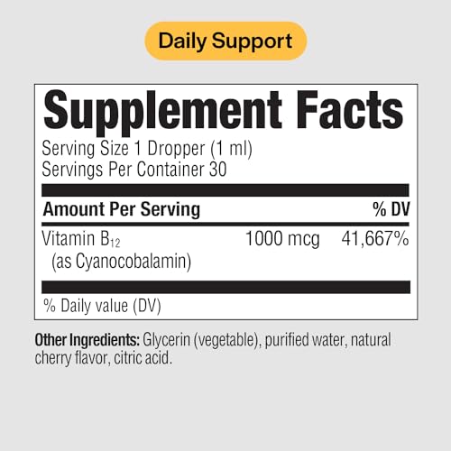 PureFormulas liquid B12 supplement