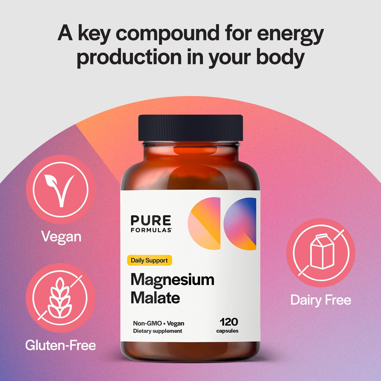 PureFormulas magnesium capsules for active lifestyle