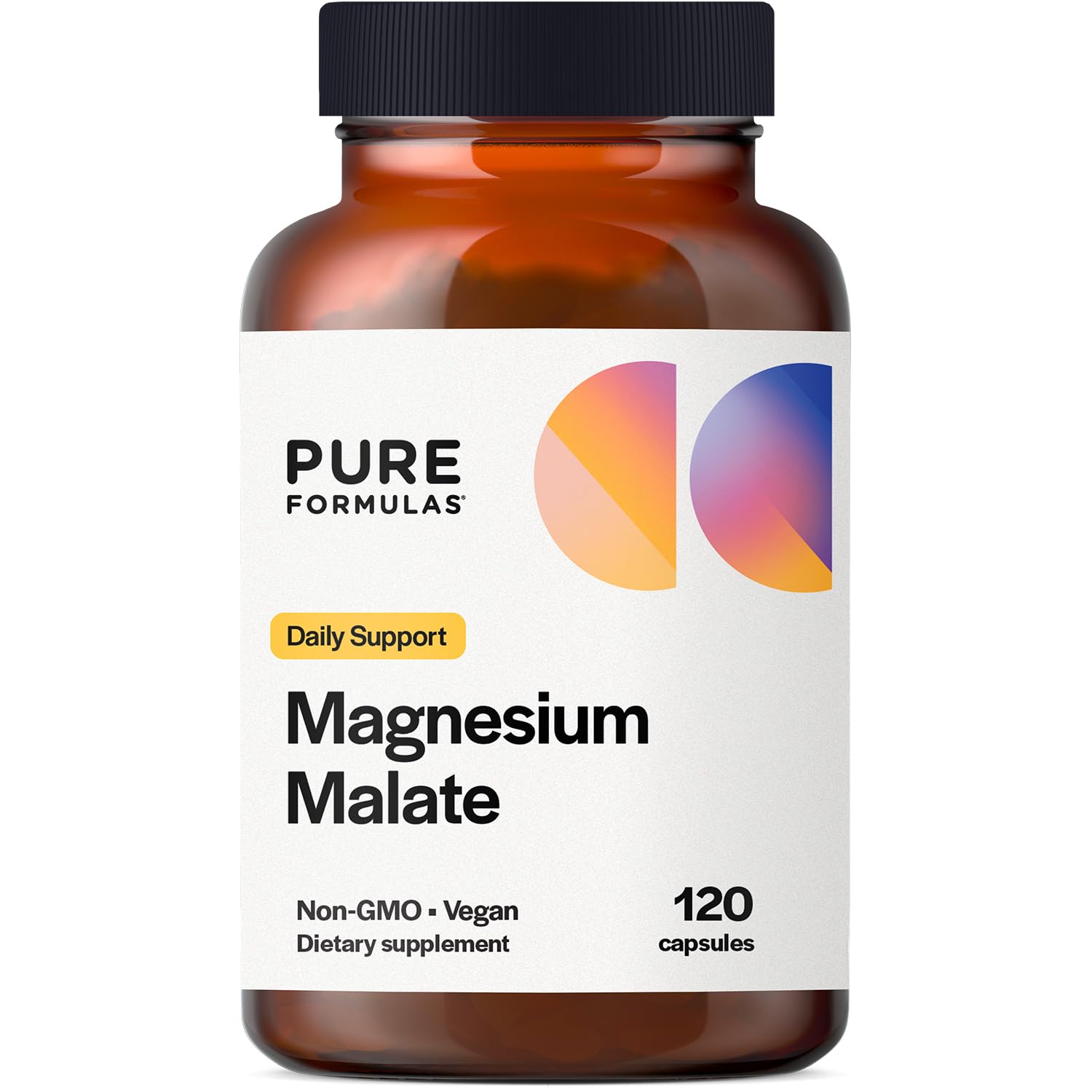 PureFormulas magnesium malate capsules for energy