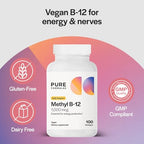 PureFormulas Methyl B12 for cognitive health