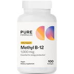 PureFormulas Methyl B12 lozenges for energy