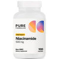 PureFormulas Niacinamide 500 mg capsules