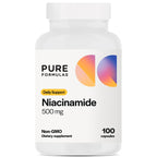 PureFormulas Niacinamide 500 mg capsules