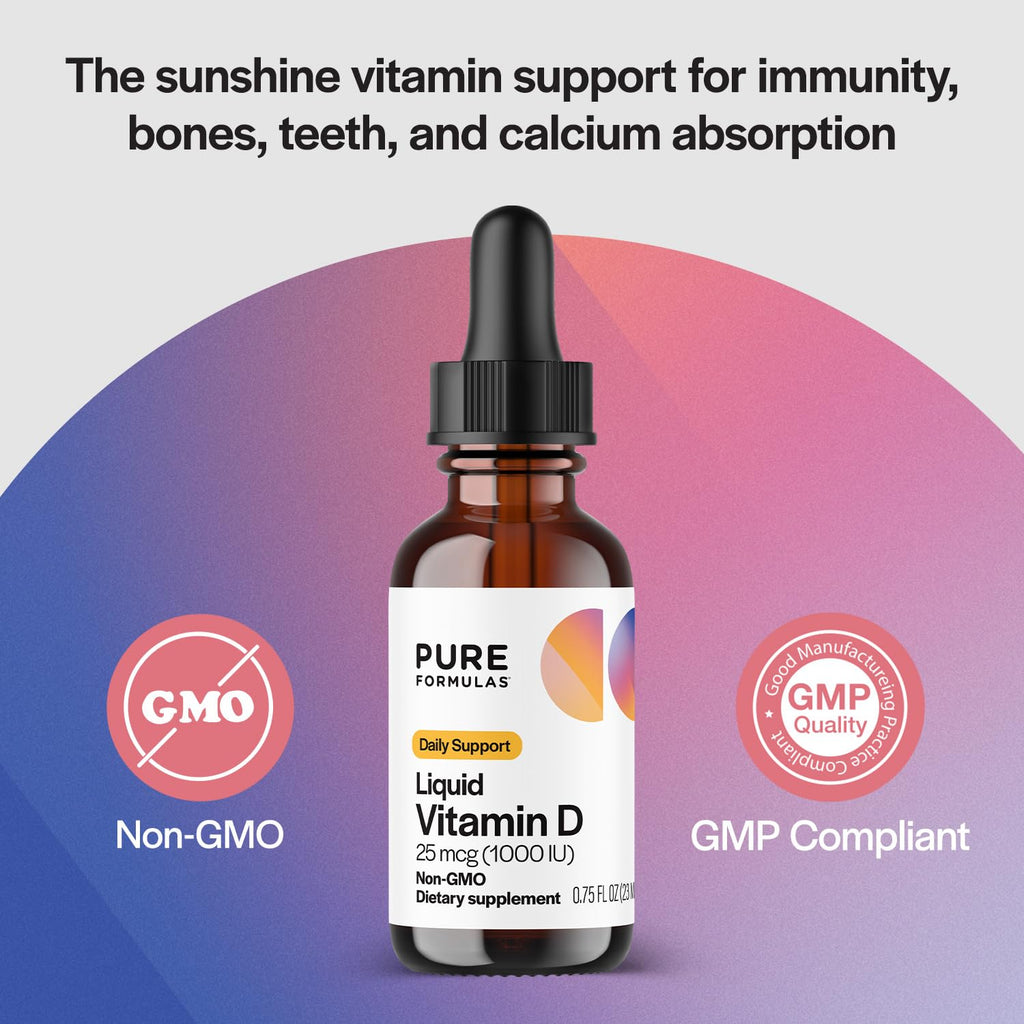 PureFormulas vitamin D3 for bone health
