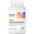 PureFormulas Vitamin D3 K2 capsules